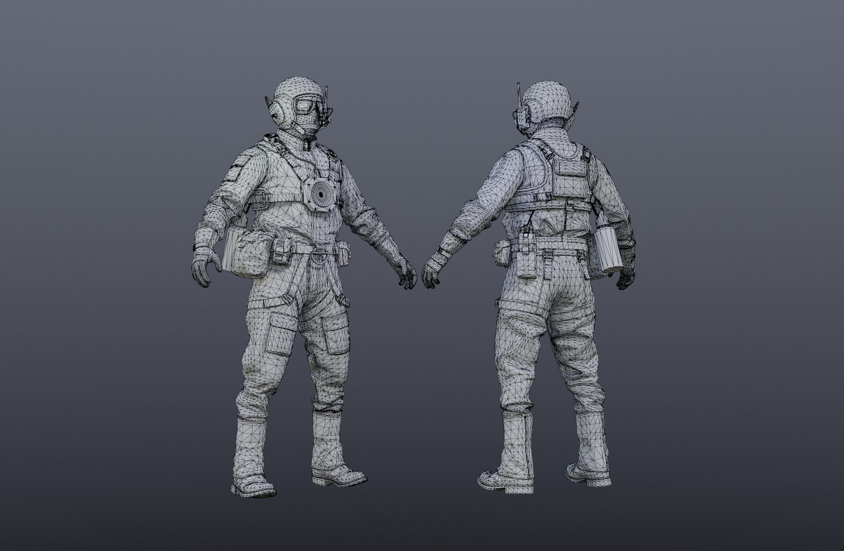 Fighter Special Forces 3D Model - TurboSquid 1708281