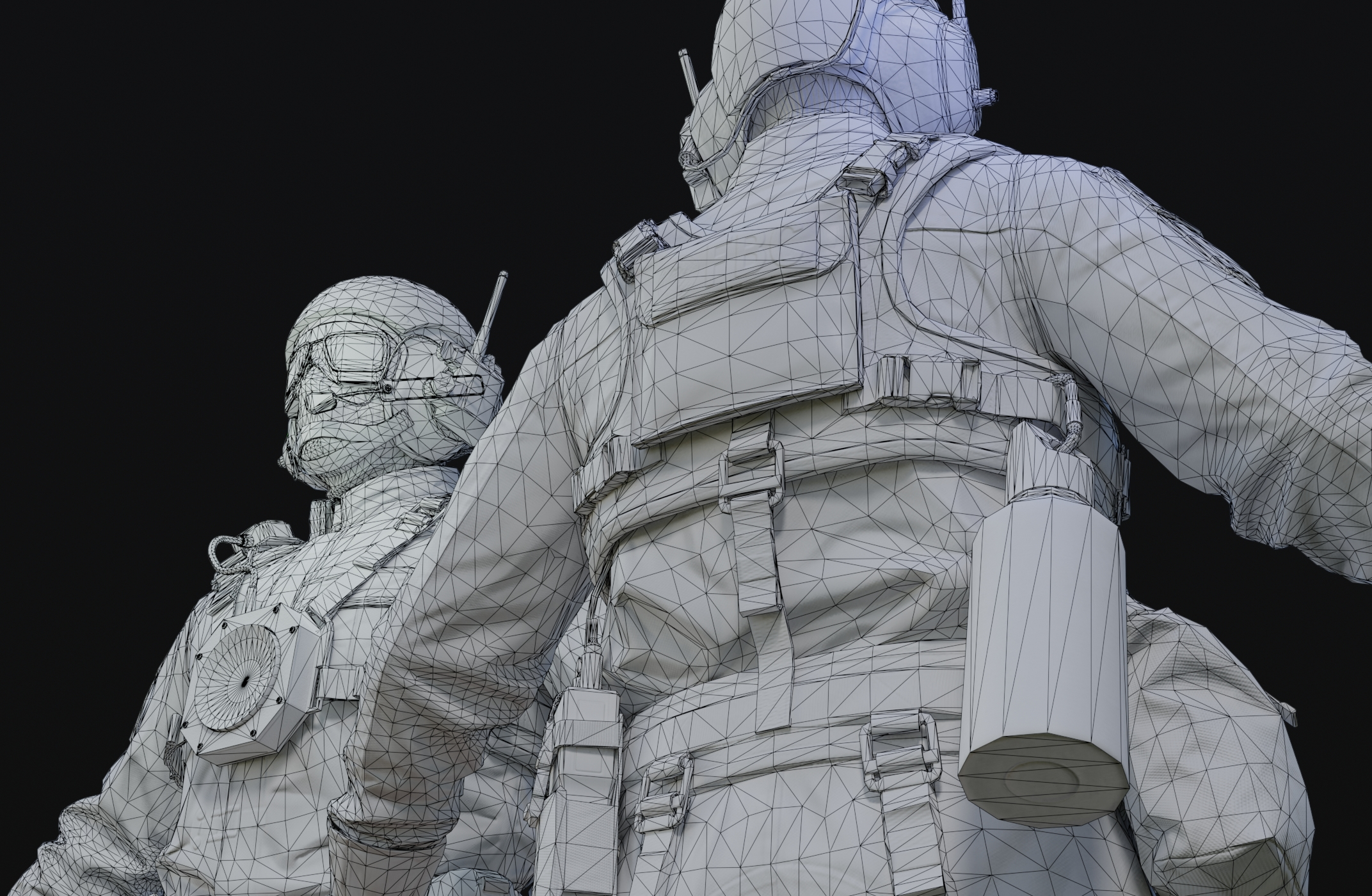 Fighter special forces 3D model - TurboSquid 1708281