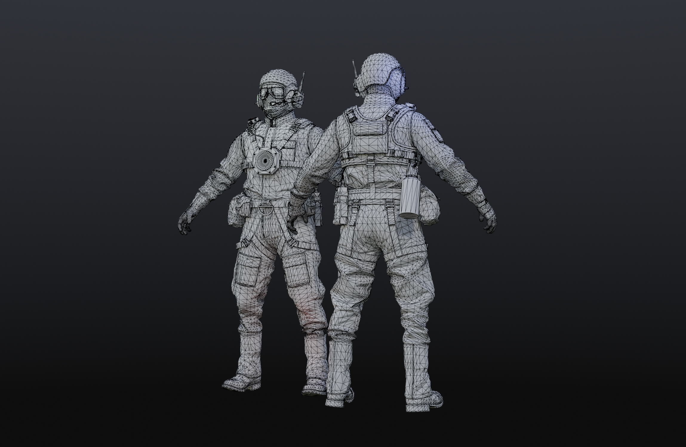 Fighter special forces 3D model - TurboSquid 1708281