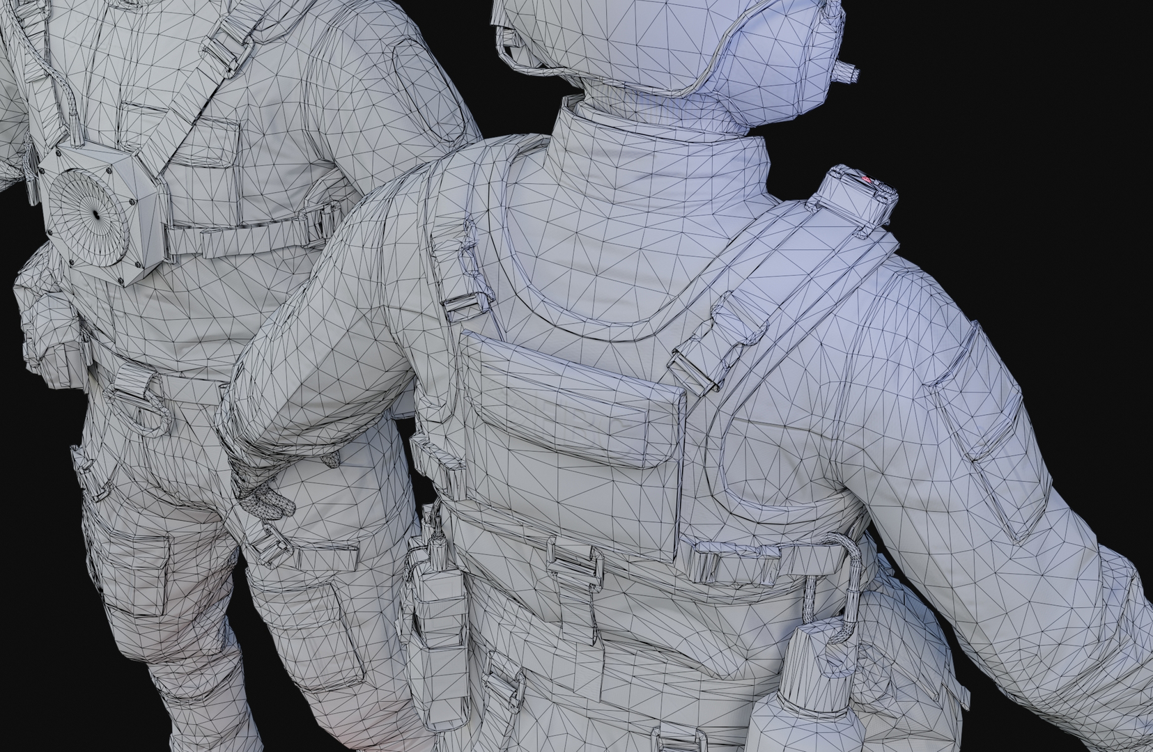 Fighter special forces 3D model - TurboSquid 1708281