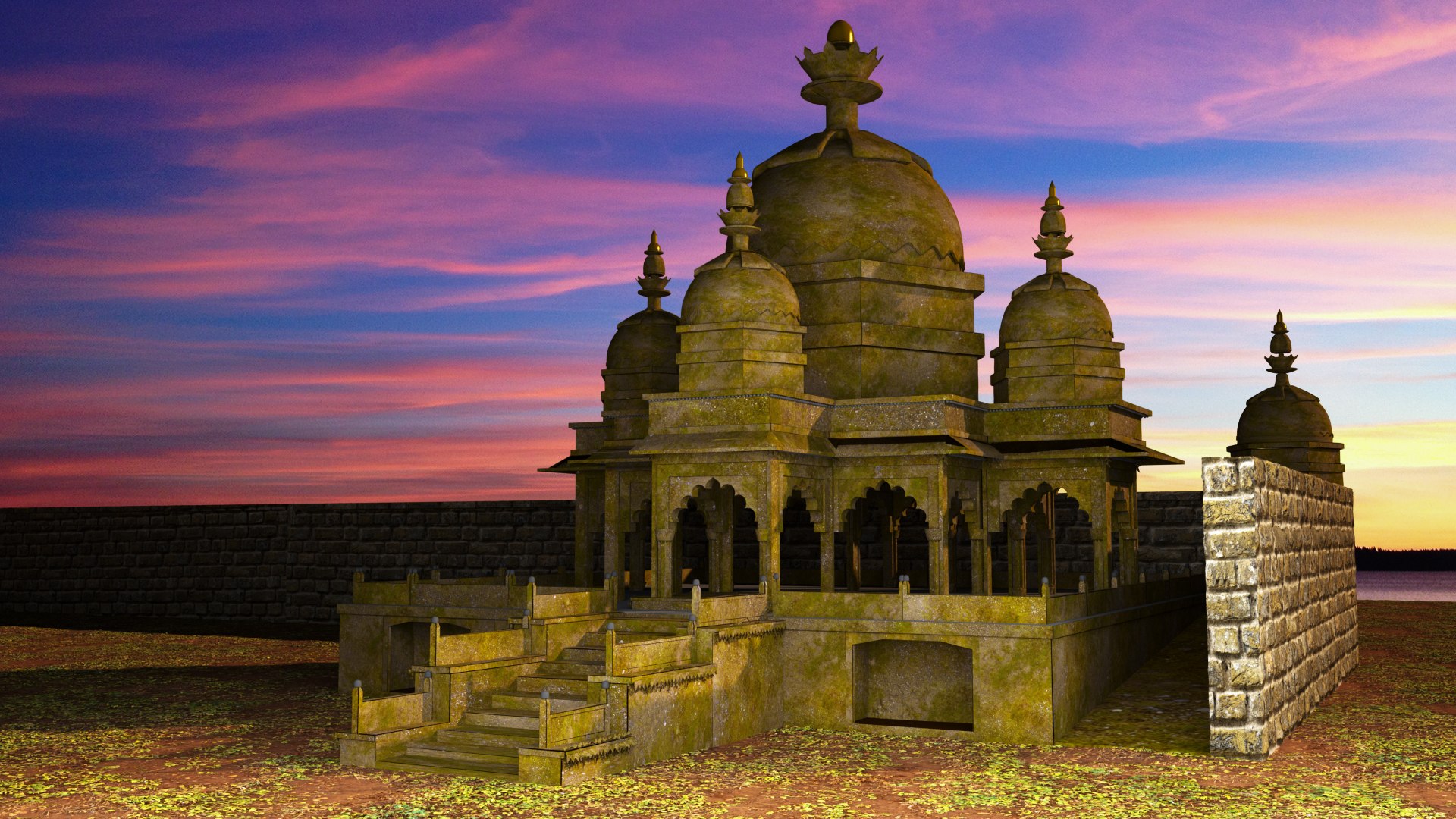 3D Old Castel - TurboSquid 1807761