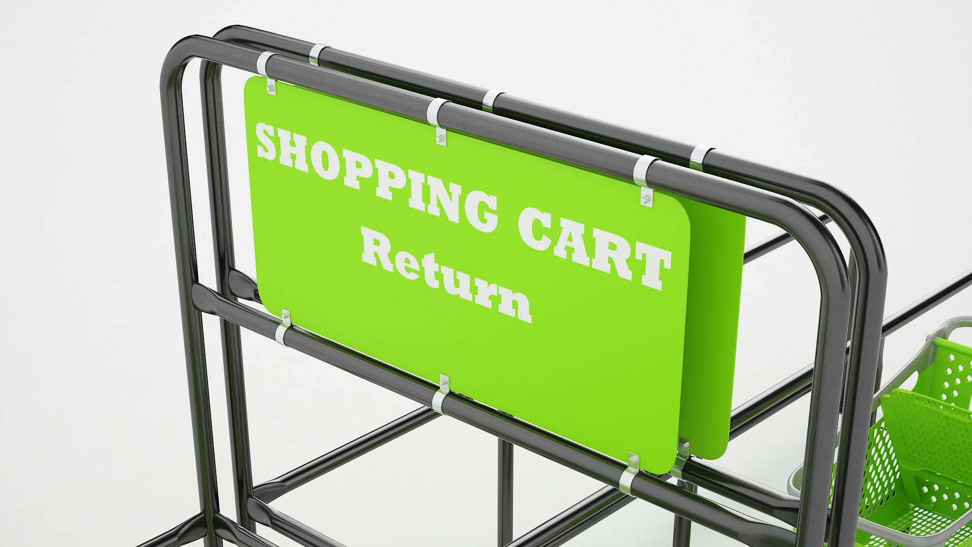 Shopping Cart Return 03 3D Model - TurboSquid 2019313