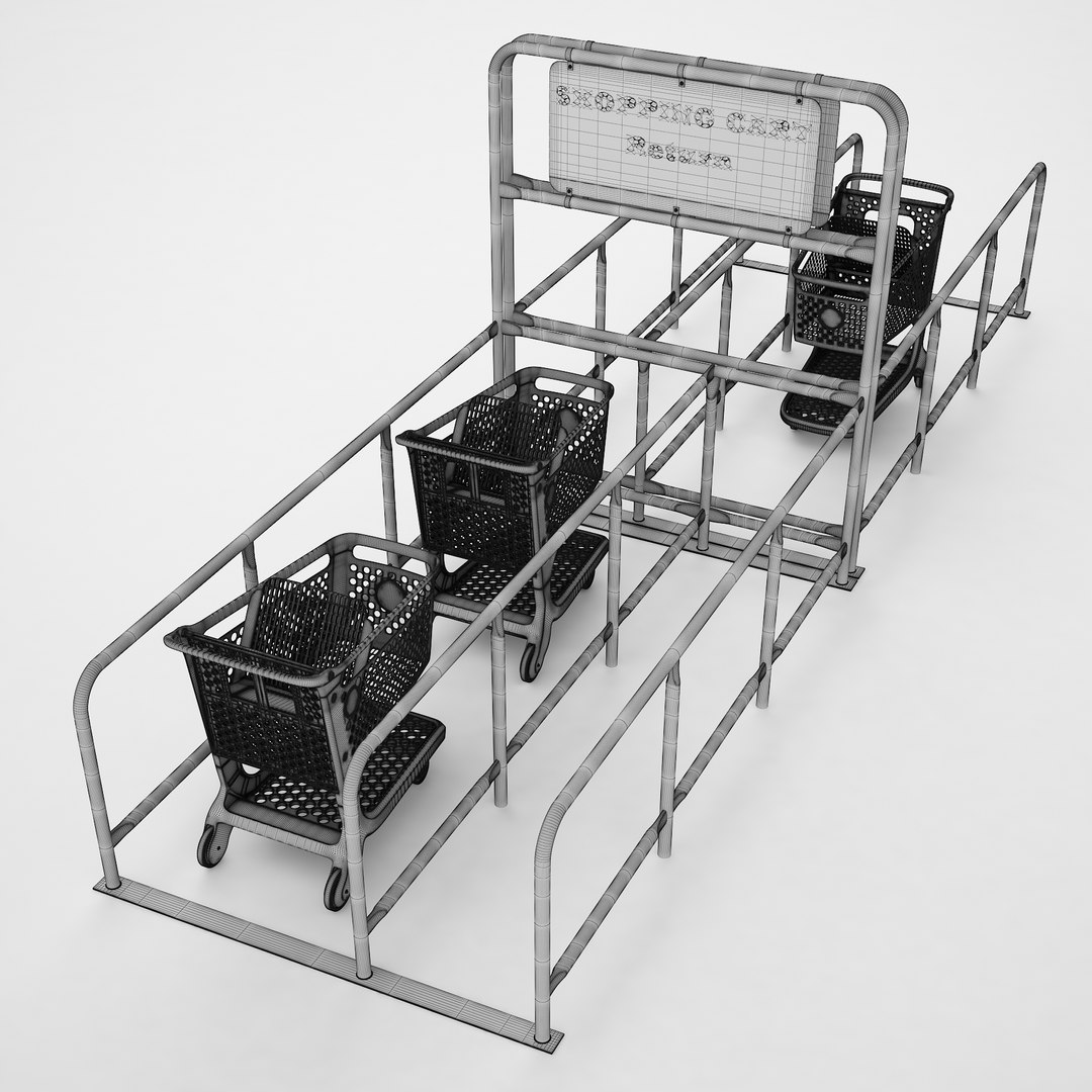 Shopping Cart Return 03 3D Model - TurboSquid 2019313