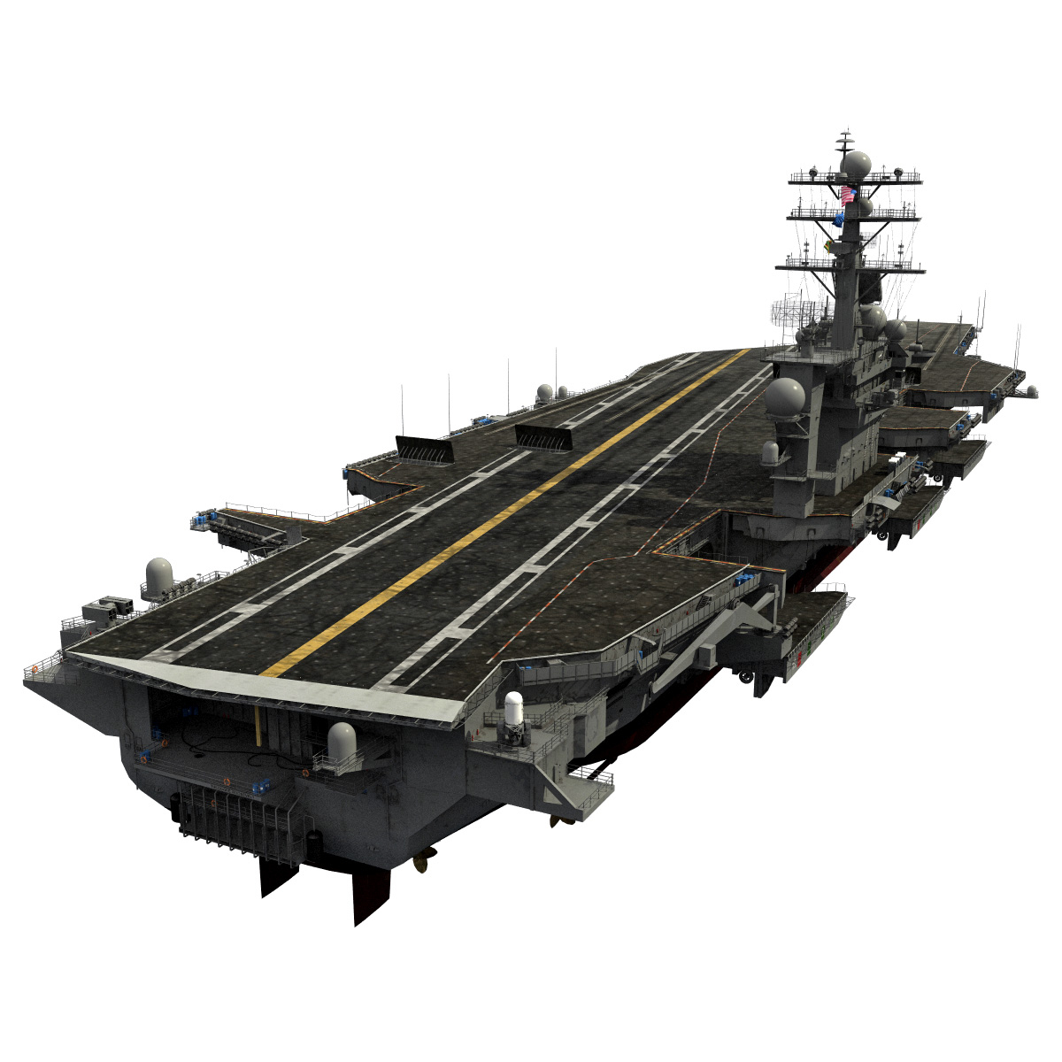 3d model uss supercarriers