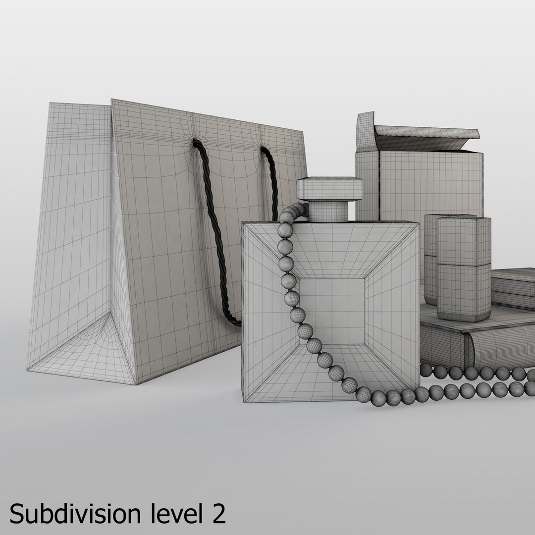 3D Chanel Cosmetics Set - TurboSquid 1225089