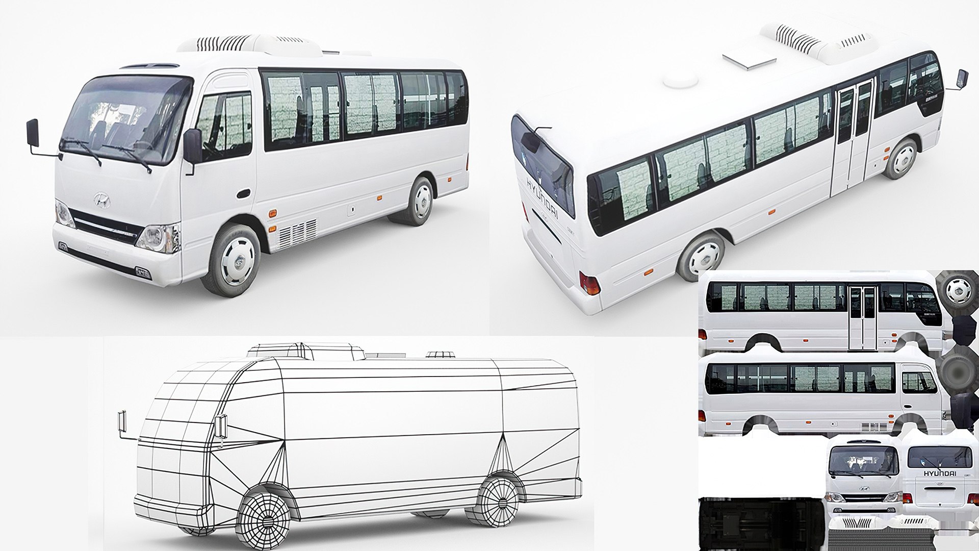 12 Lowpoly Buses Vol1 3D Model - TurboSquid 1991573