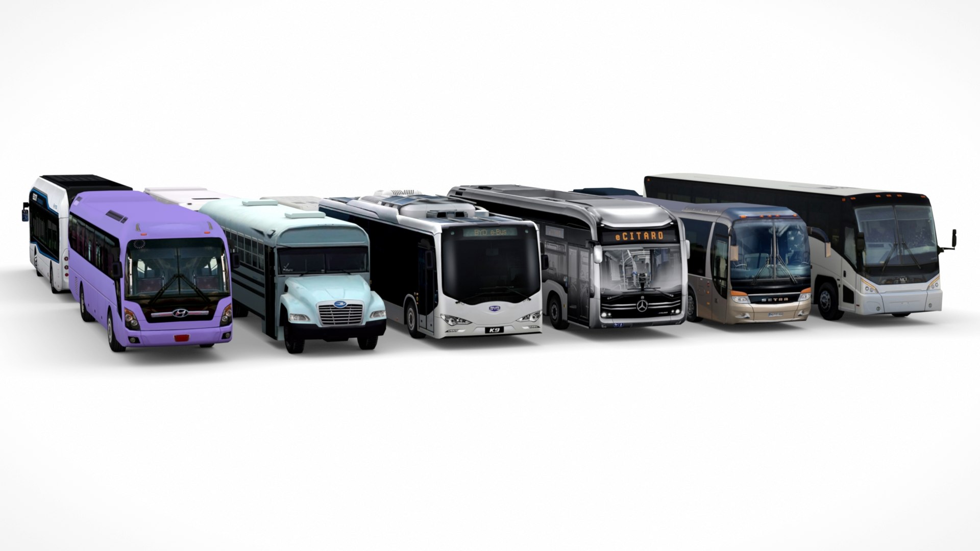 12 Lowpoly Buses Vol1 3D Model - TurboSquid 1991573