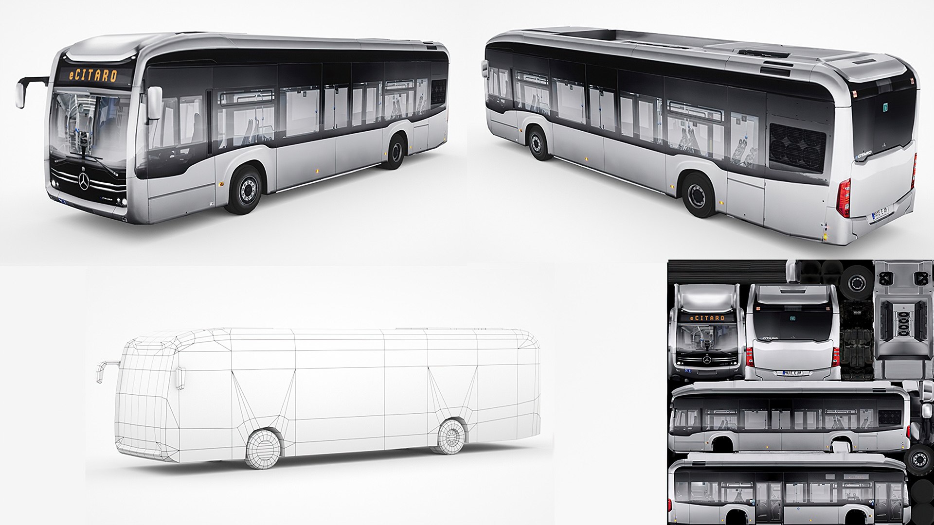 12 Lowpoly Buses Vol1 3D Model - TurboSquid 1991573