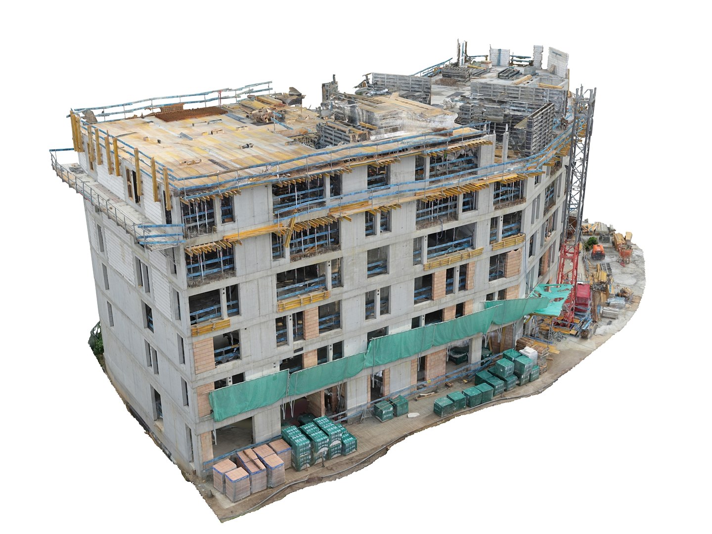 3D building construction model - TurboSquid 1433760