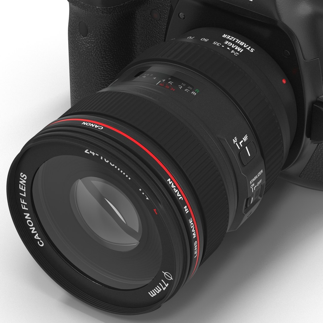 digital camera canon eos 3d model