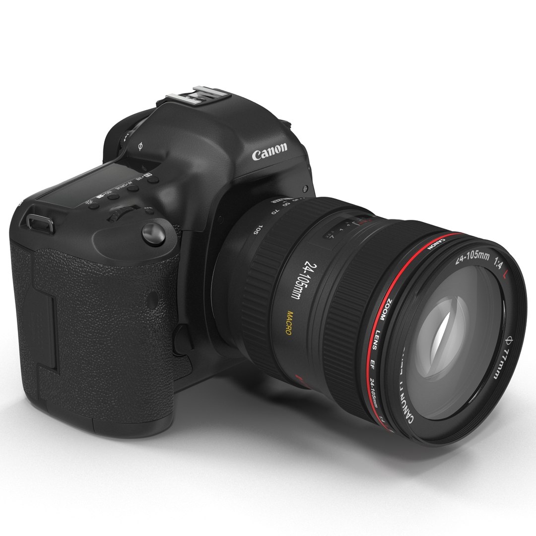 digital camera canon eos 3d model