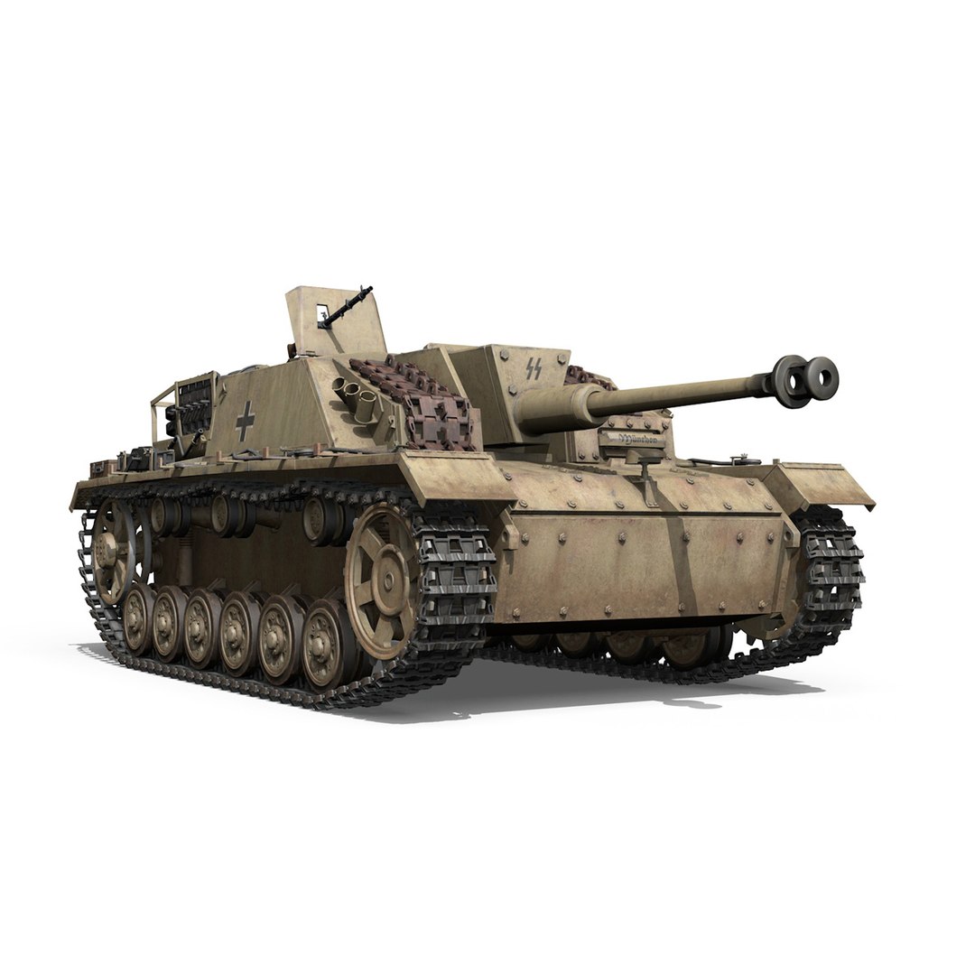 3d Model Sturmgeschütz Iii Stug Tank Destroyer