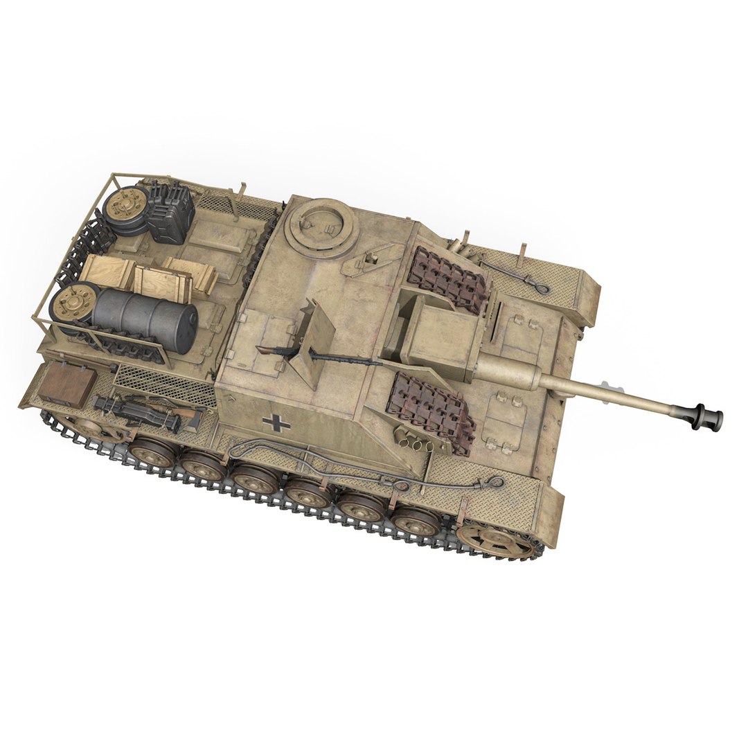 3d Model Sturmgeschütz Iii Stug Tank Destroyer