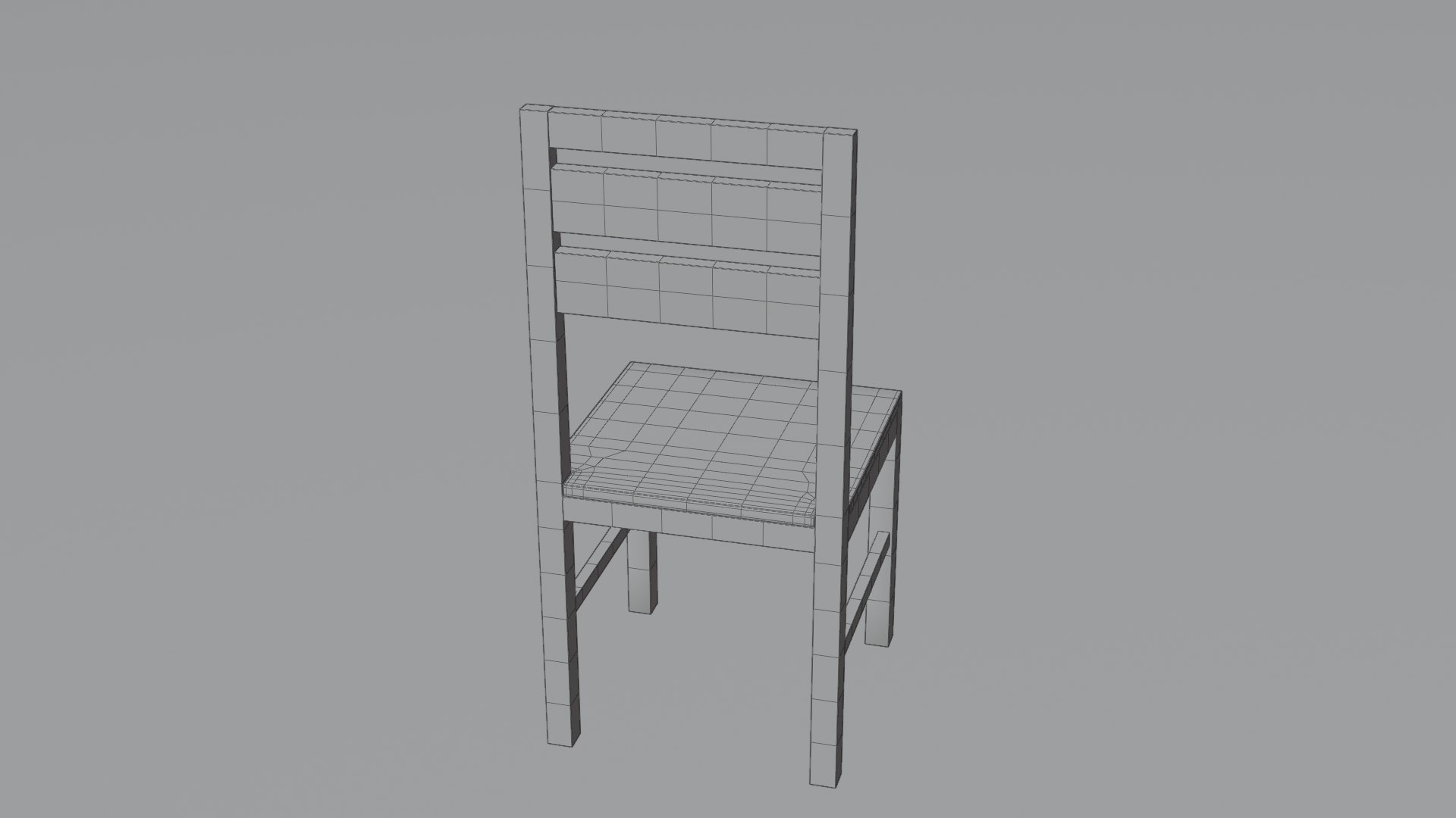 3D Detailed Wooden Chair 3D Asset - Realistic Furniture Model For ...