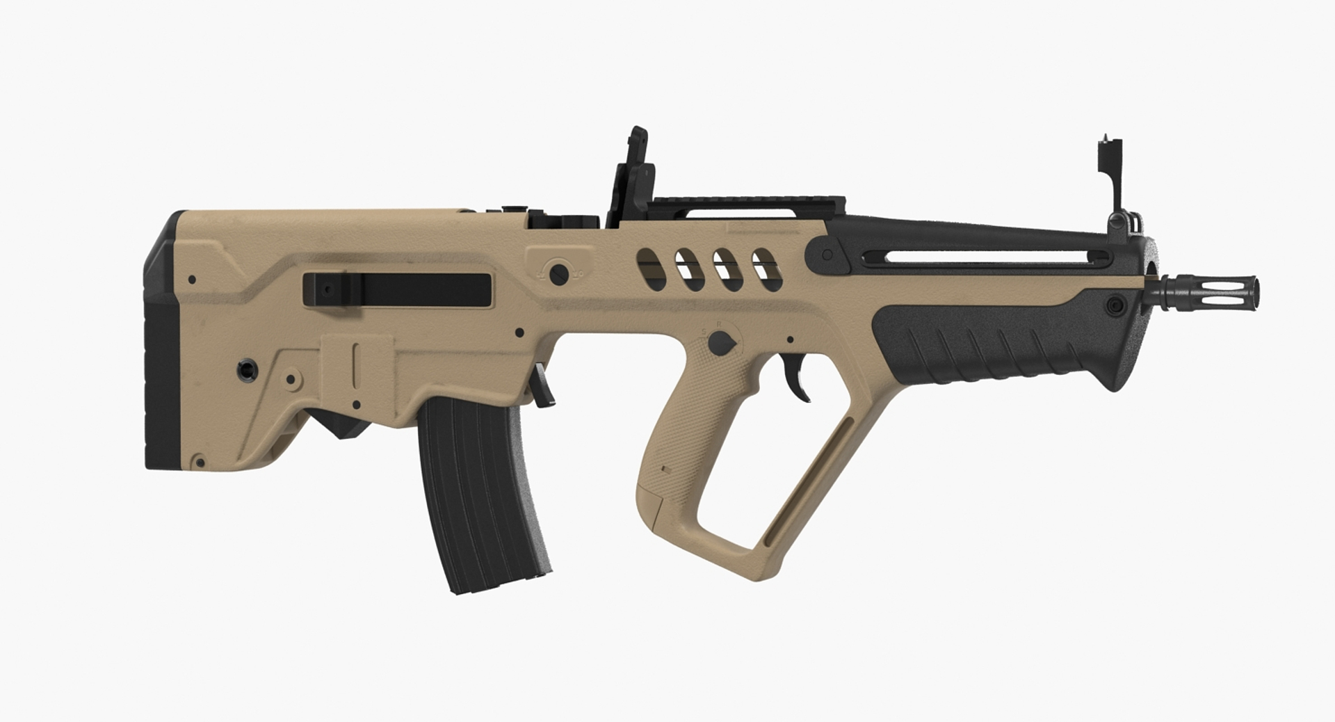 Israeli Bullpup Assault Rifle 3D Model - TurboSquid 1190145