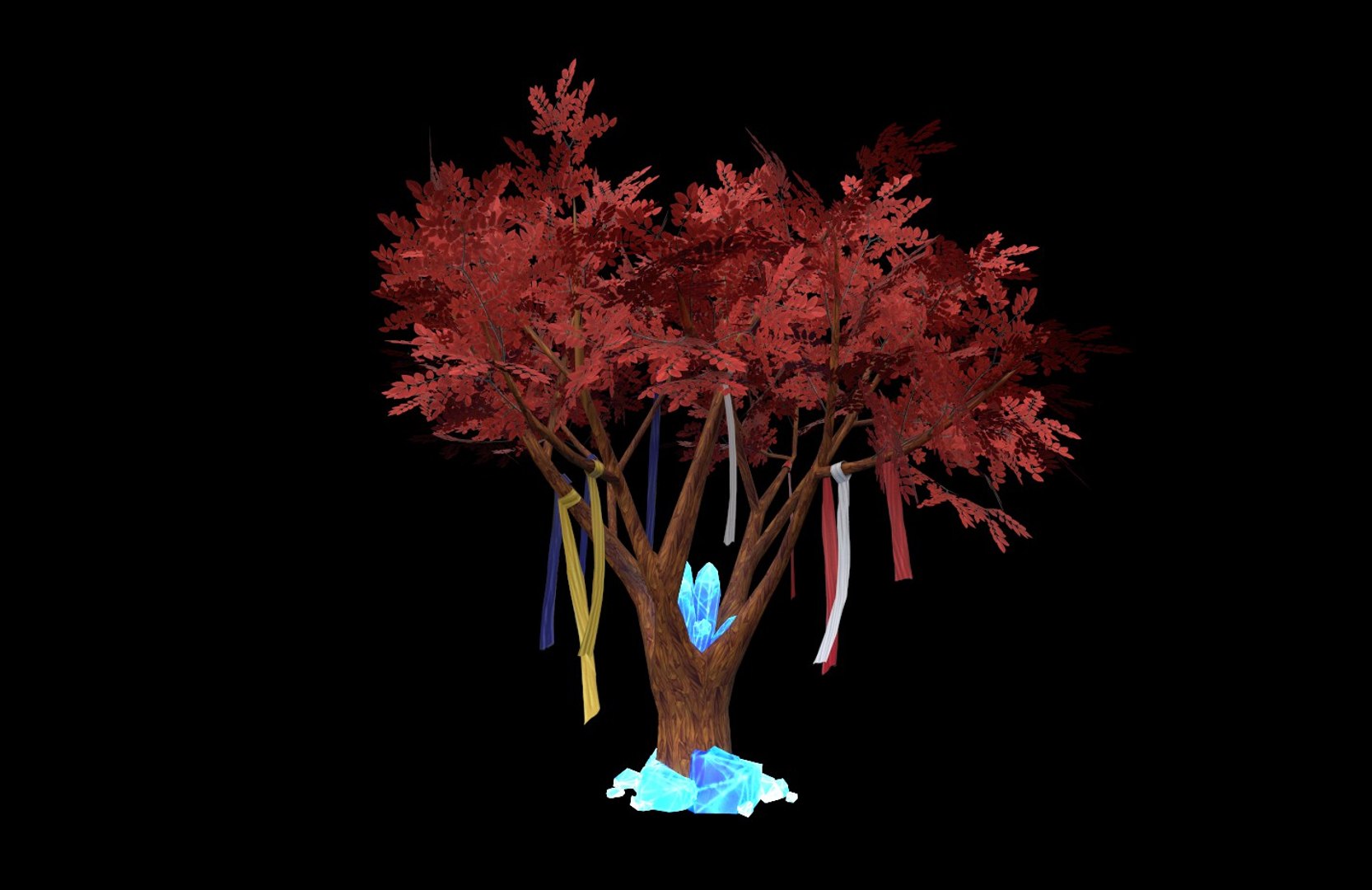 3D Fantasy Tree - TurboSquid 1466303
