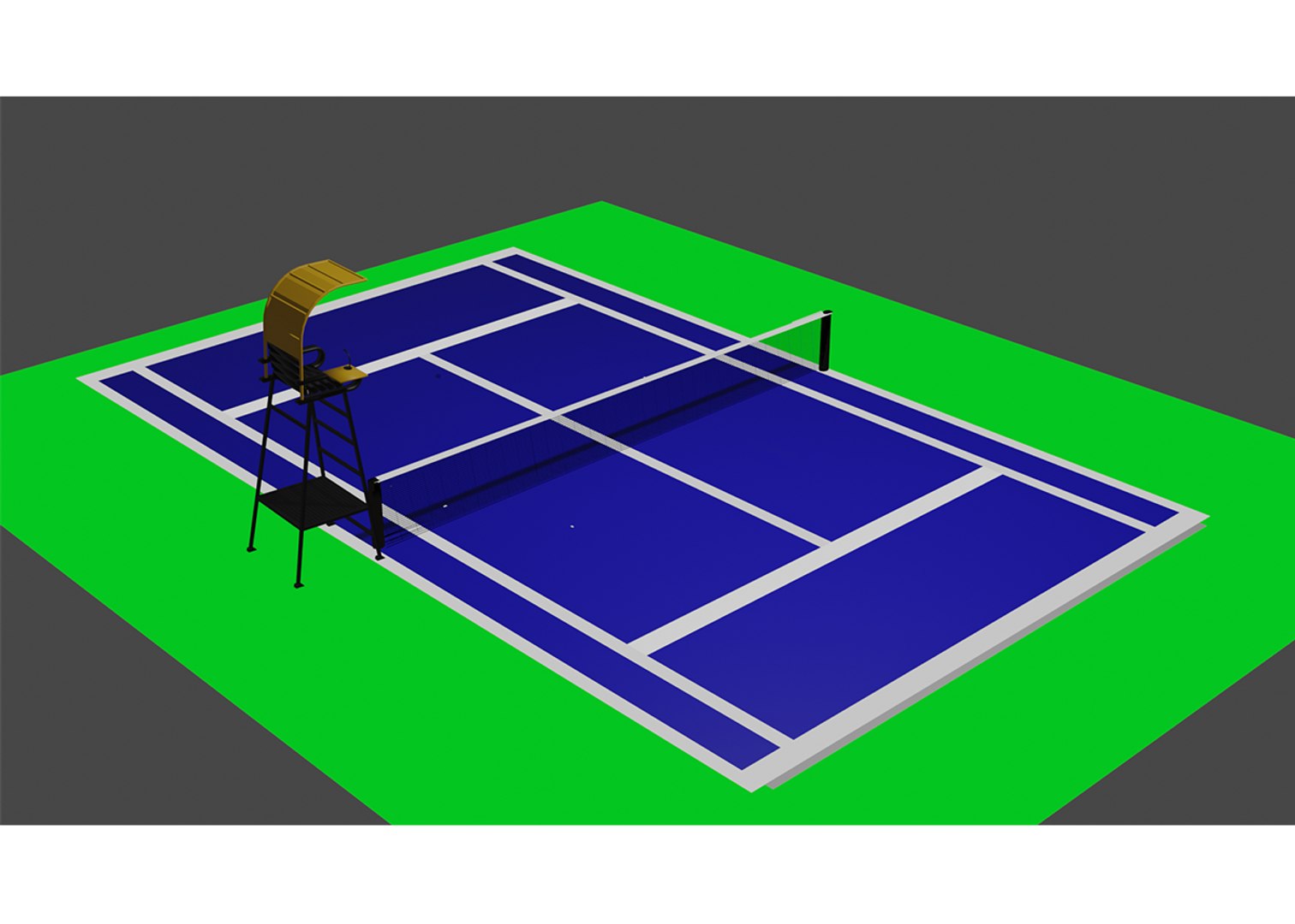 Tennis ground model - TurboSquid 1715728