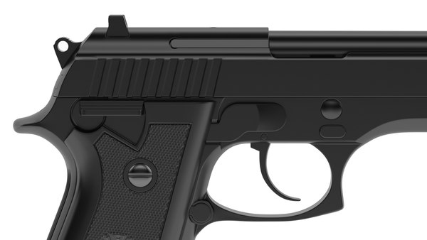 Taurus PT92 model - TurboSquid 1793324