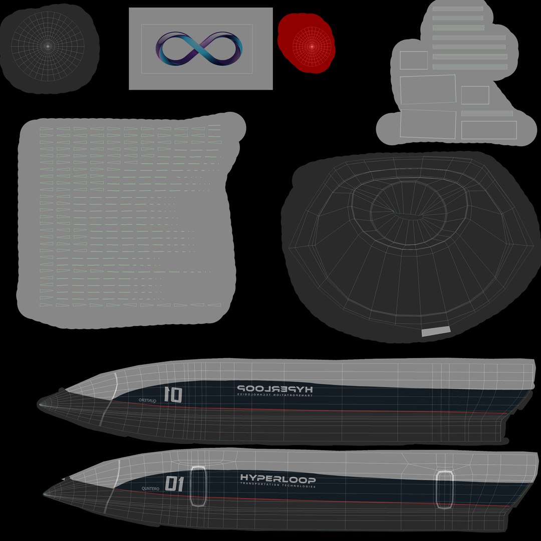 3D Model Hyperloop Train Tube - TurboSquid 1607112