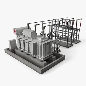 3D Substation Models - Browse & Download Formats - TurboSquid