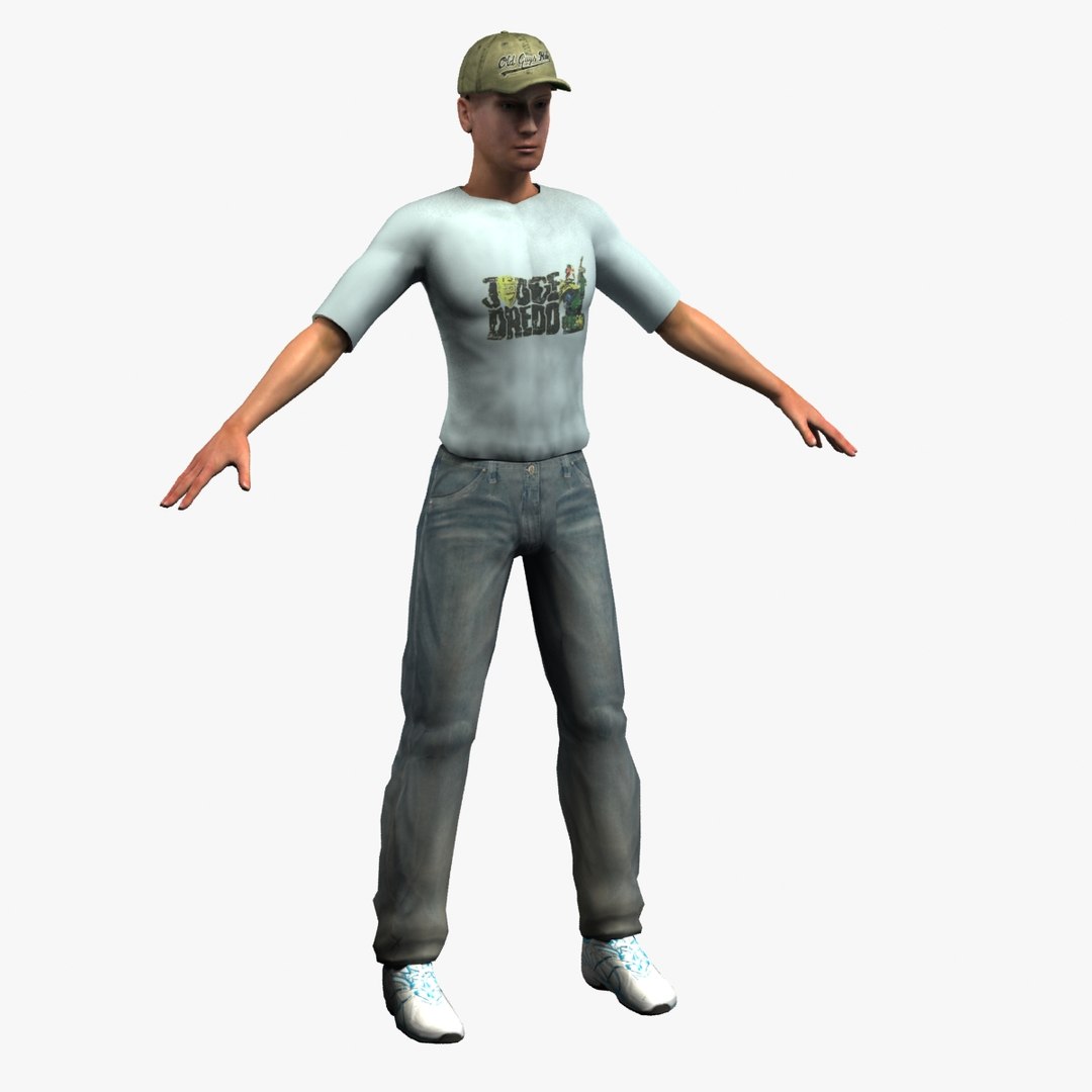 3d Model Male Civilian