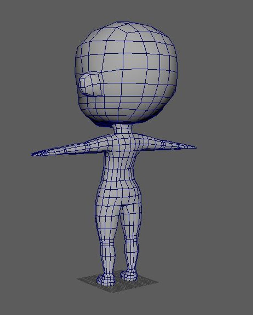 3D Chibi Basemodel Model - TurboSquid 1391441