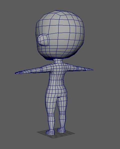 3D chibi basemodel model - TurboSquid 1391441