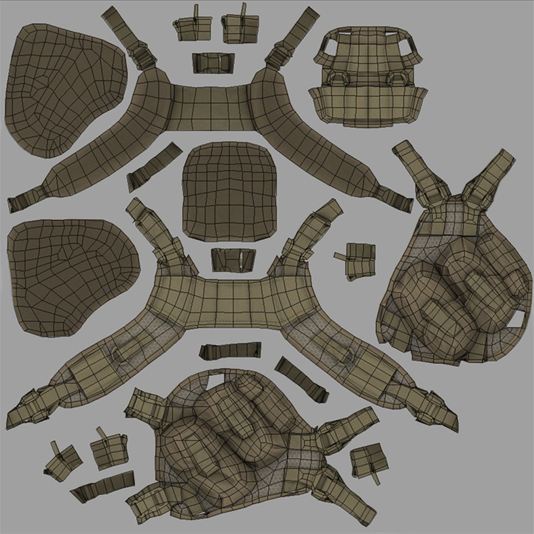 Max Army Tactical Vest Otter