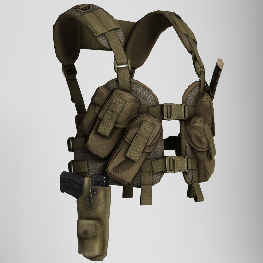 Max Army Tactical Vest Otter
