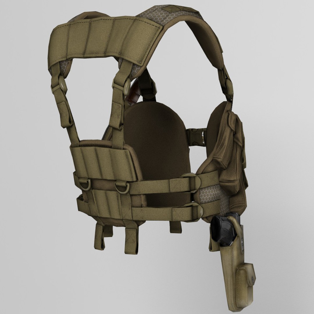 Max Army Tactical Vest Otter