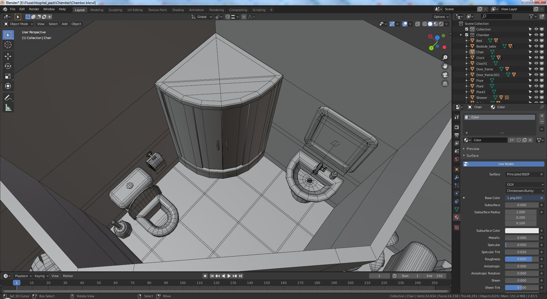 Cartoon Medical Chamber 3D Model - TurboSquid 1629423