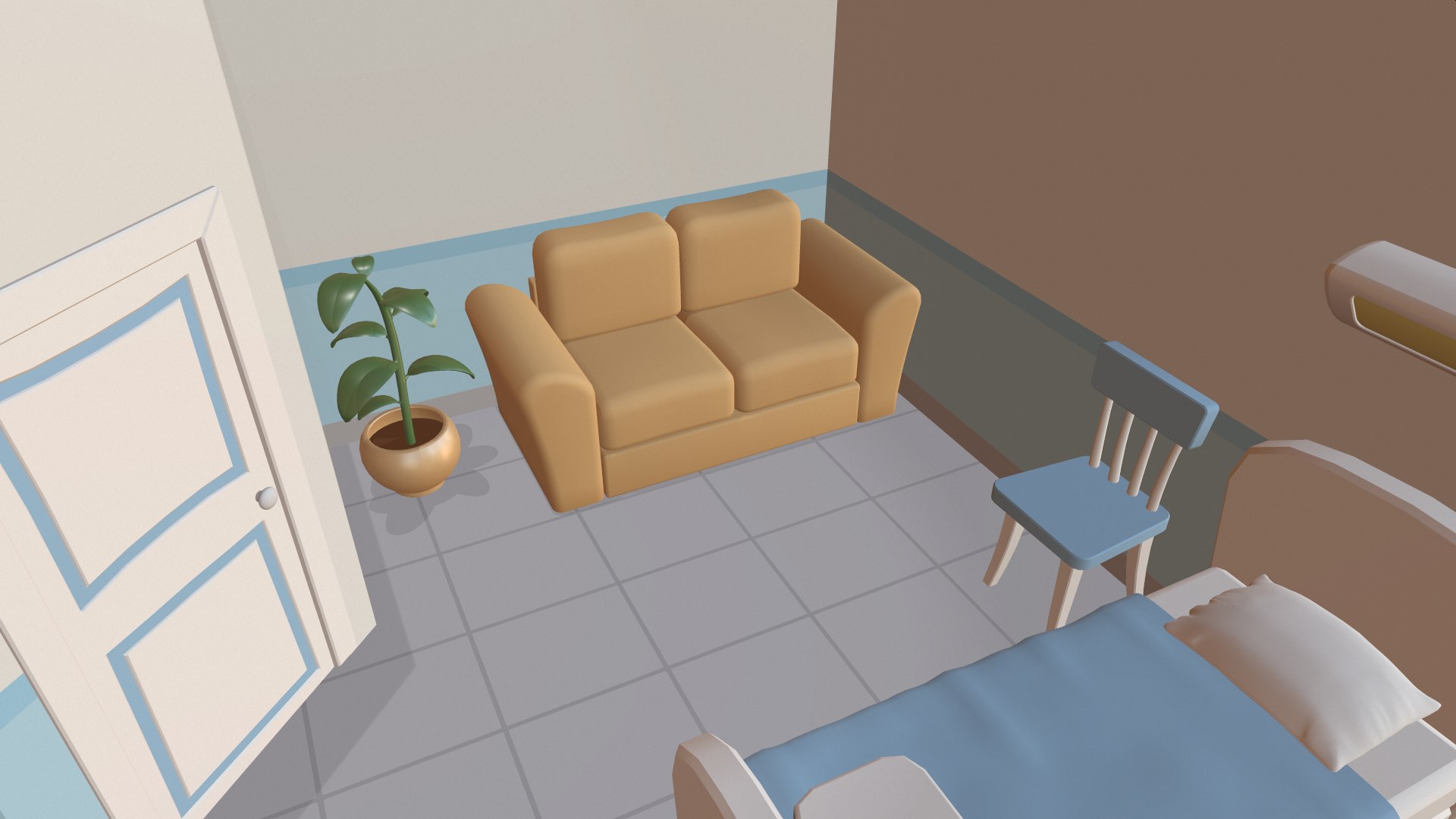 Cartoon Medical Chamber 3D Model - TurboSquid 1629423