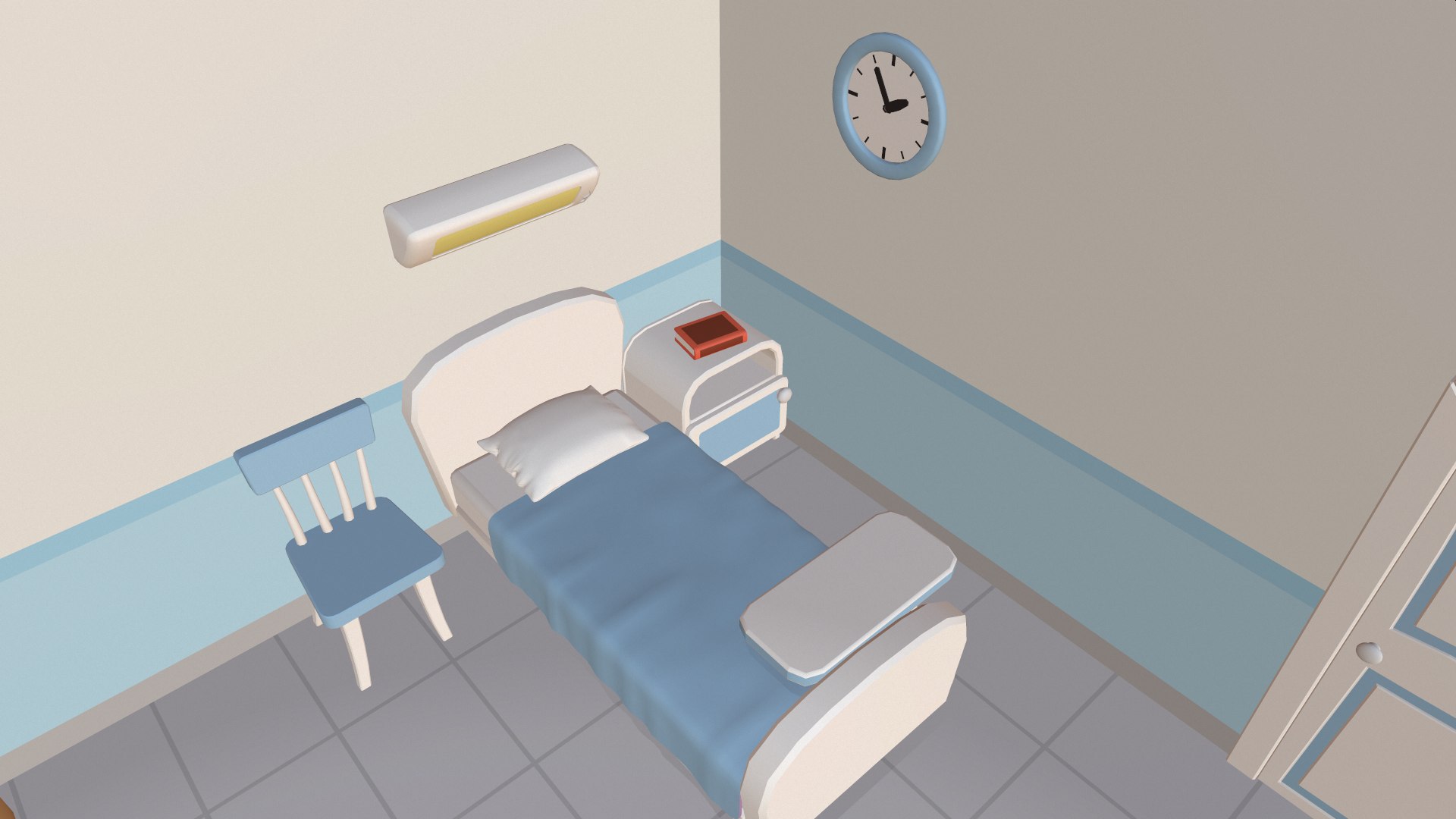 Cartoon Medical Chamber 3D Model - TurboSquid 1629423