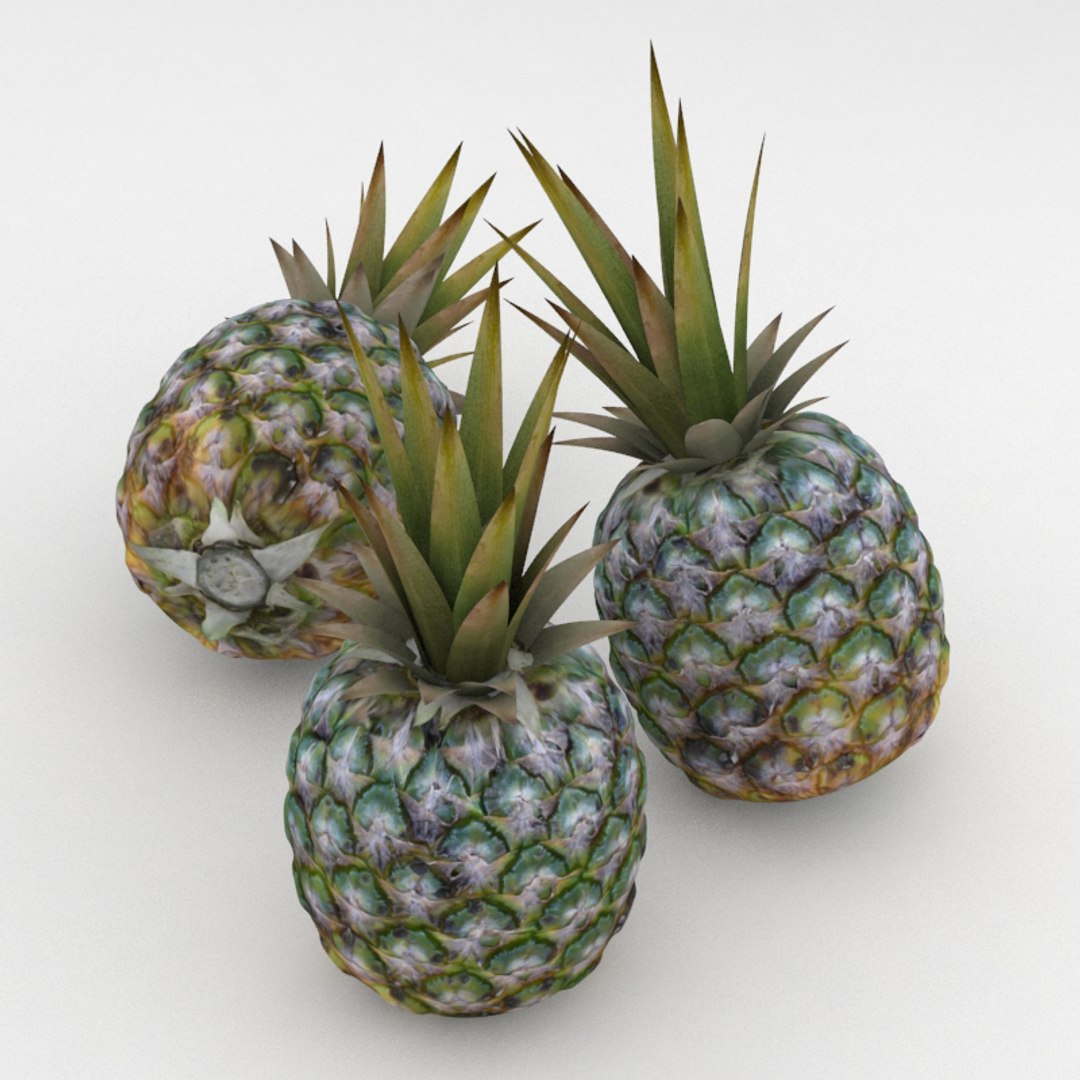 Pineapple 3D model - TurboSquid 1189806