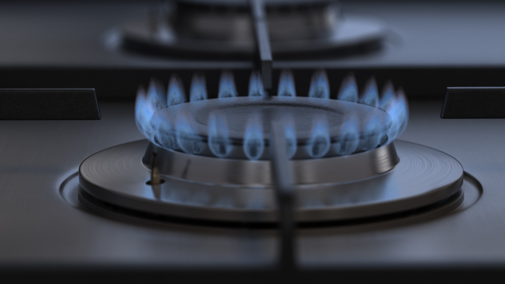 3d Gas Burner Model