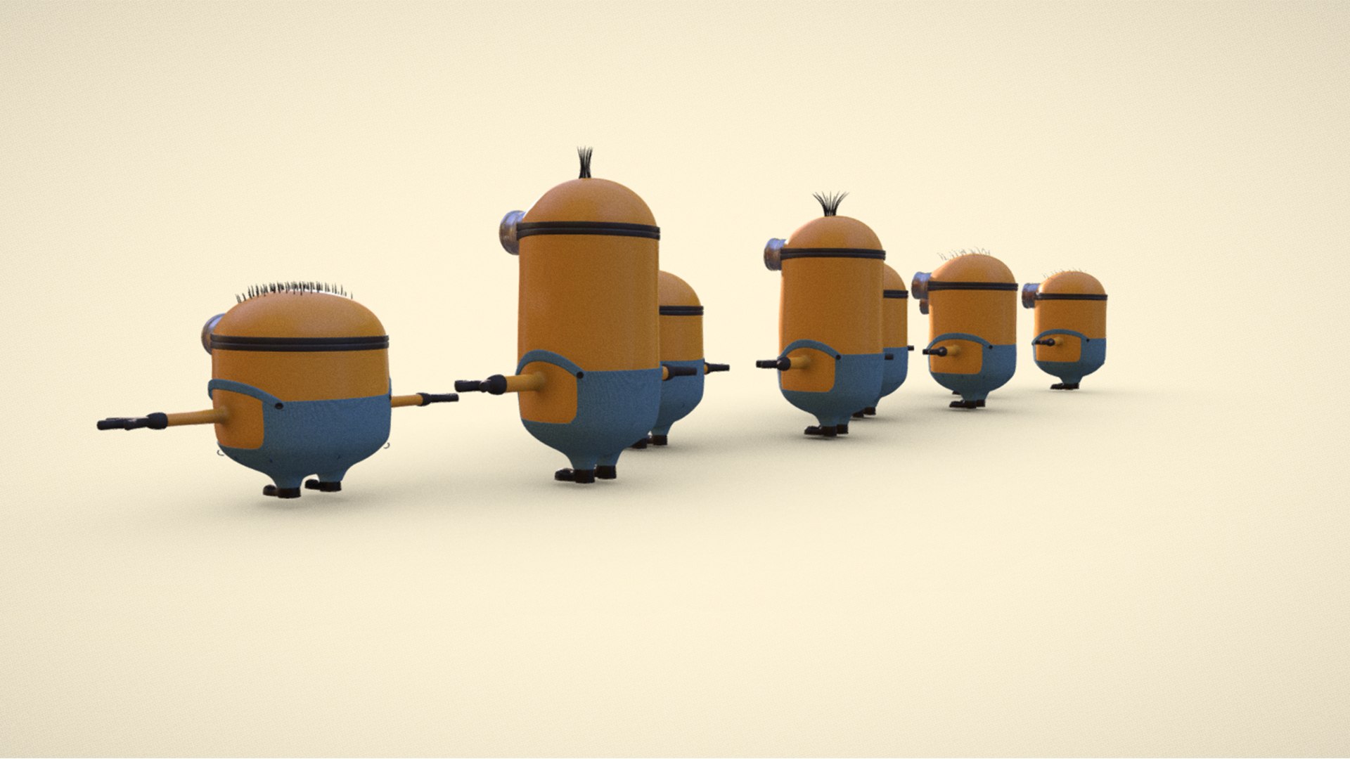 Minions Pack 3D Model - TurboSquid 2168036