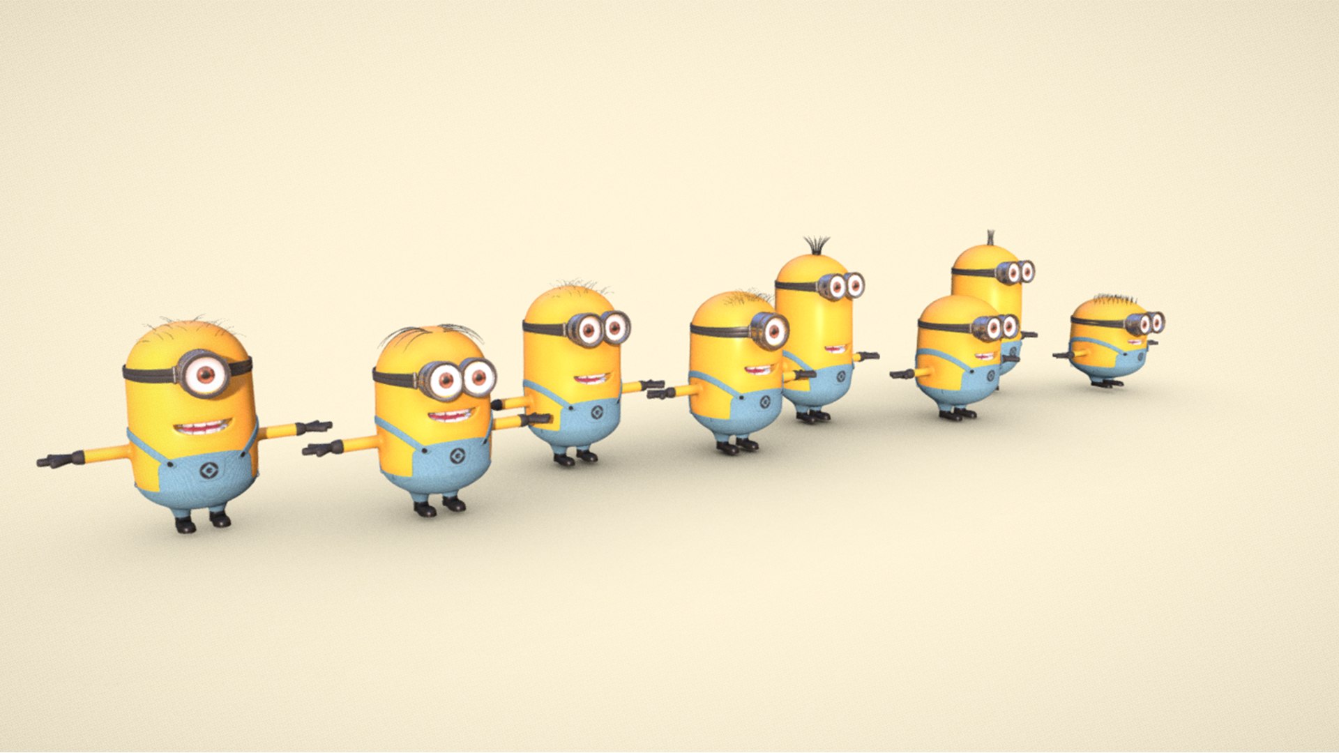 Minions Pack 3D Model - TurboSquid 2168036