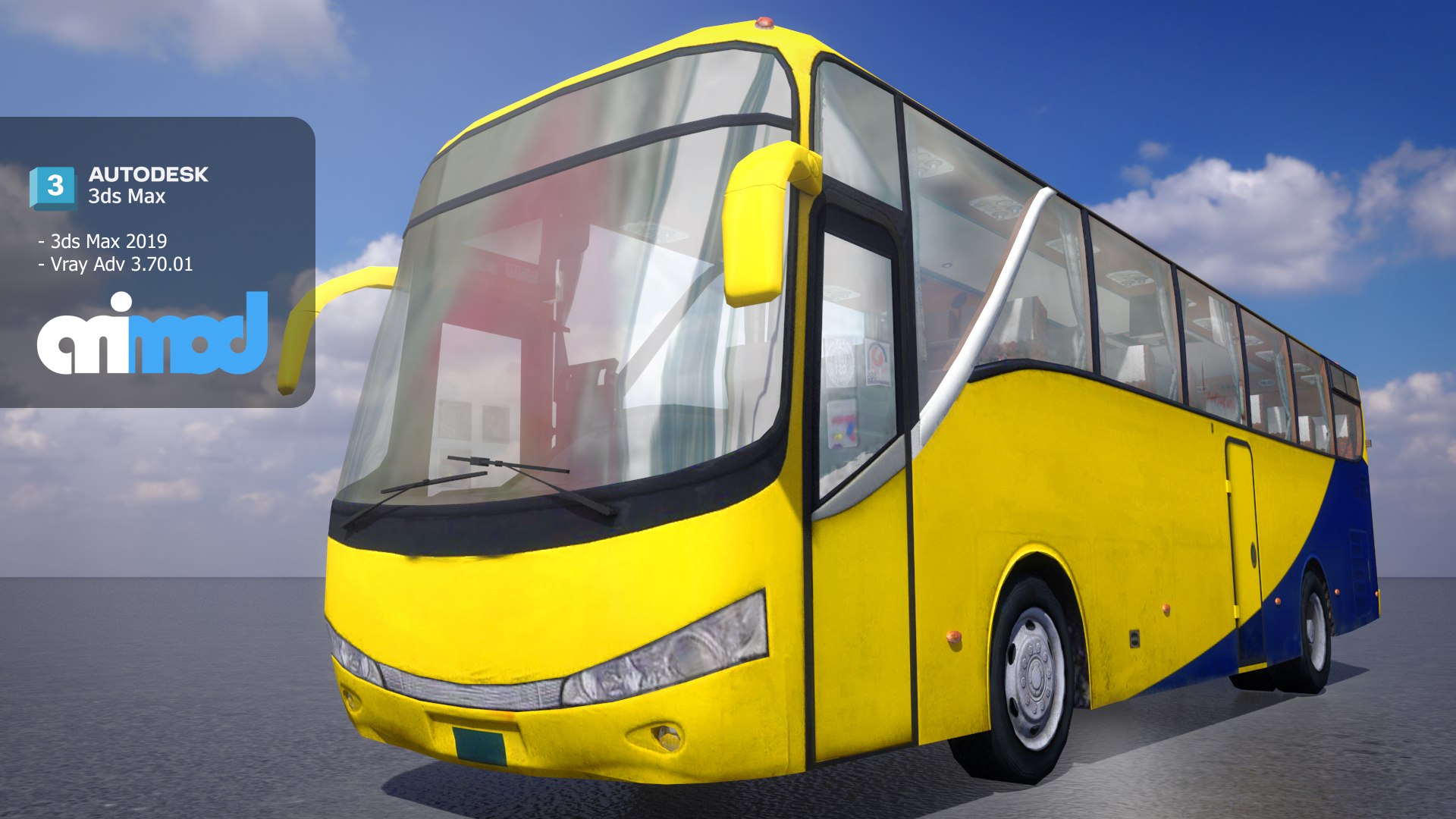 3D TW Bus 009 - TurboSquid 2290262