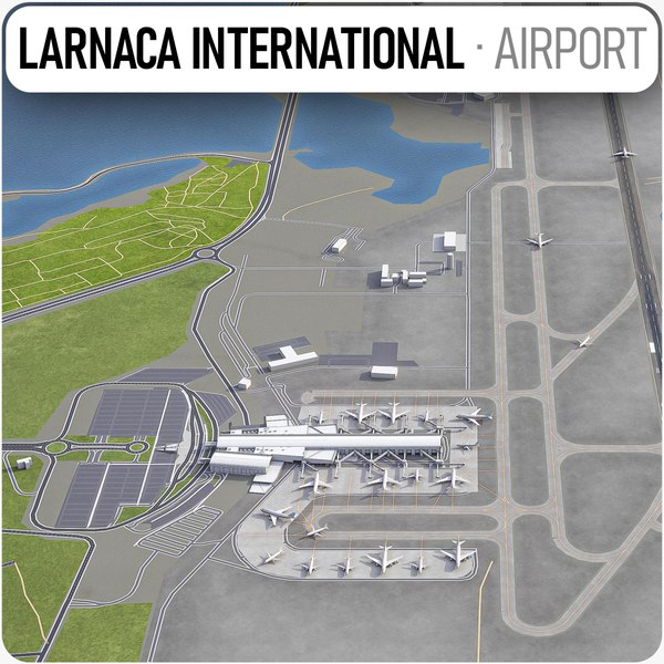 modelo 3d Aeropuerto Internacional de Larnaca (LCA) - TurboSquid 1489498