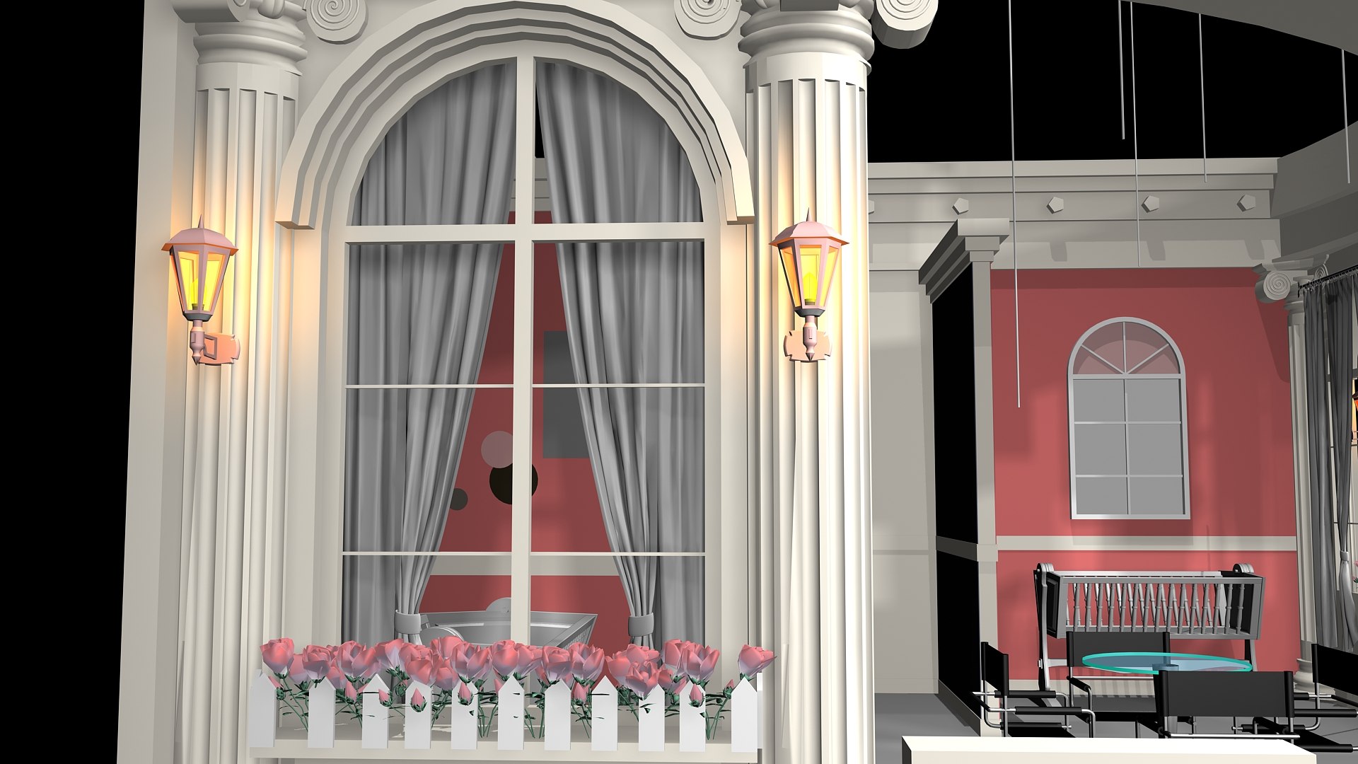 8x6 Stand Design 2 Open Side Double Decker Model - TurboSquid 1866545