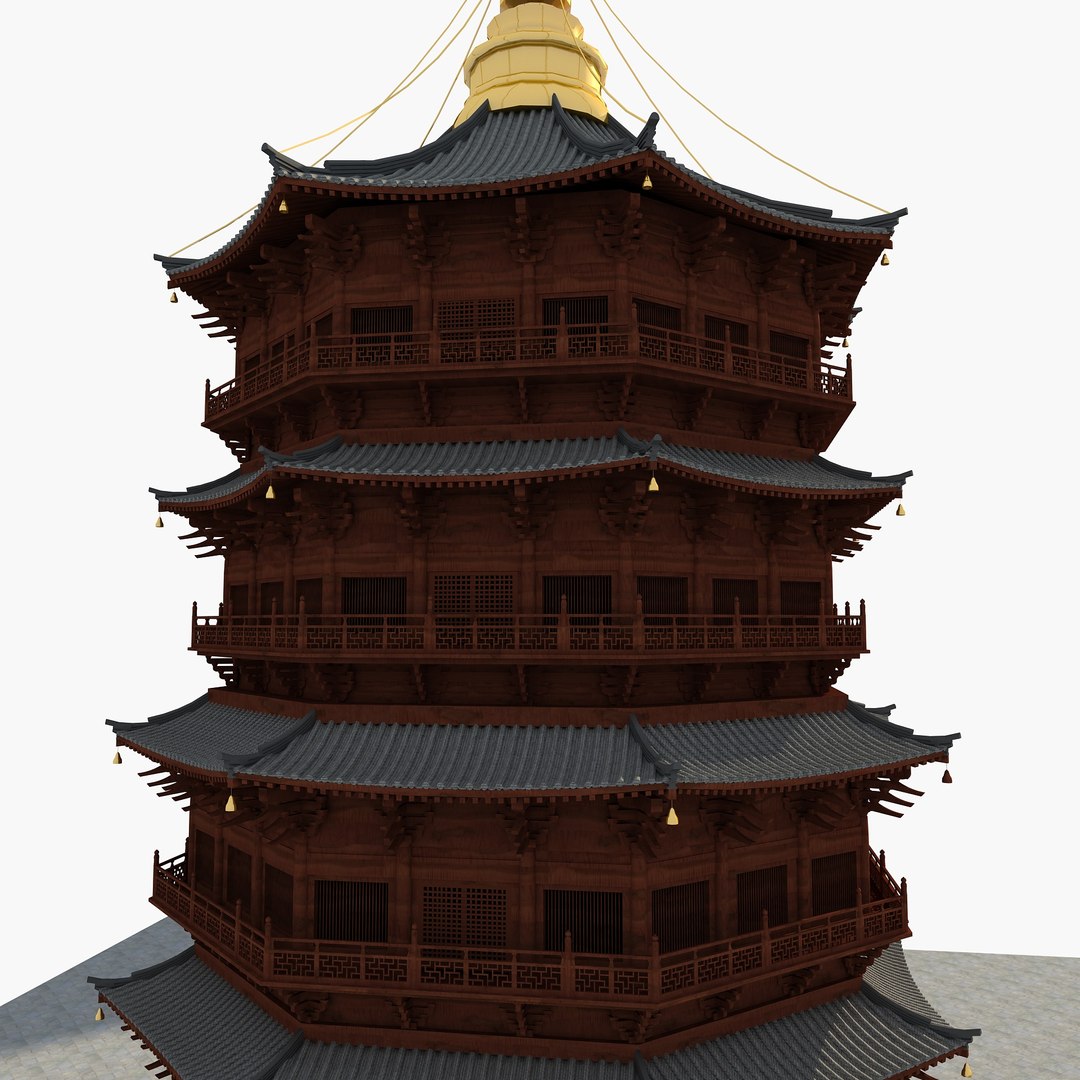 Pagoda of Fogong Temple model - TurboSquid 1838342