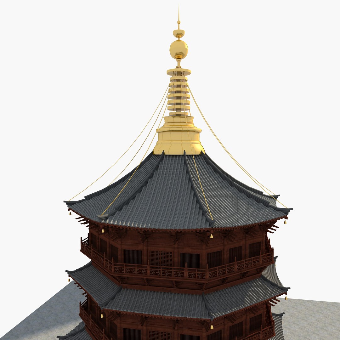 Pagoda of Fogong Temple model - TurboSquid 1838342