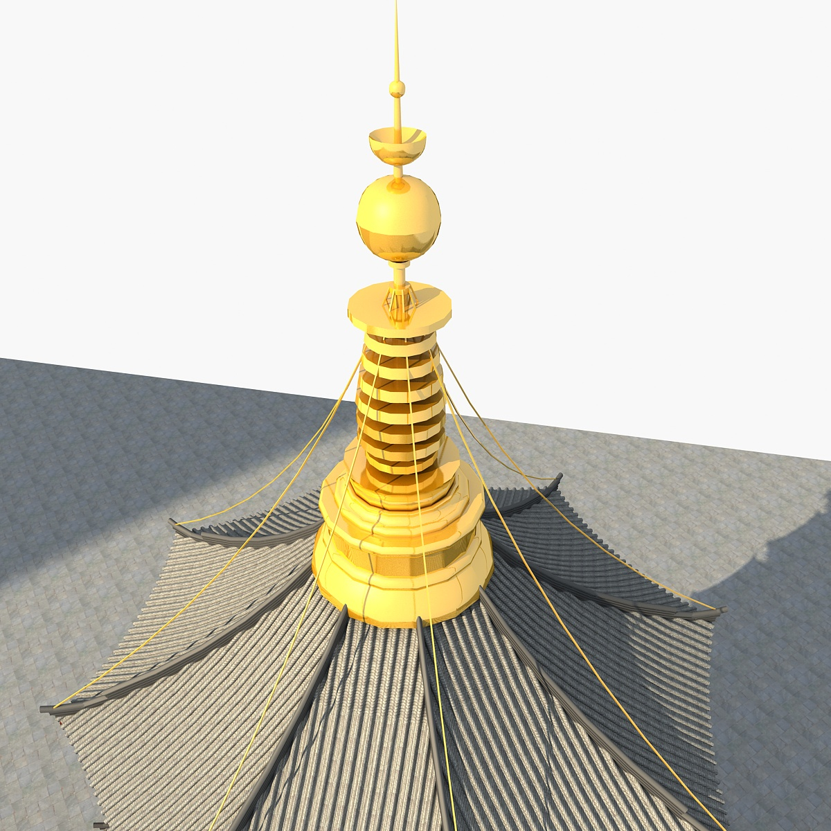 Pagoda of Fogong Temple model - TurboSquid 1838342