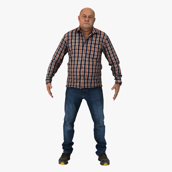 3D Joseph Casual Autumn A Pose model - TurboSquid 1968999