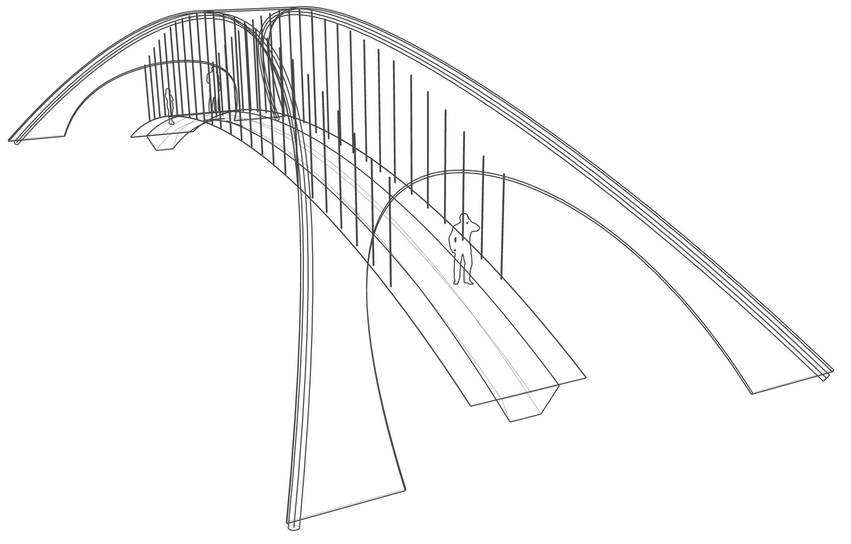 3D Bridge In Concept - 02 - TurboSquid 2006254