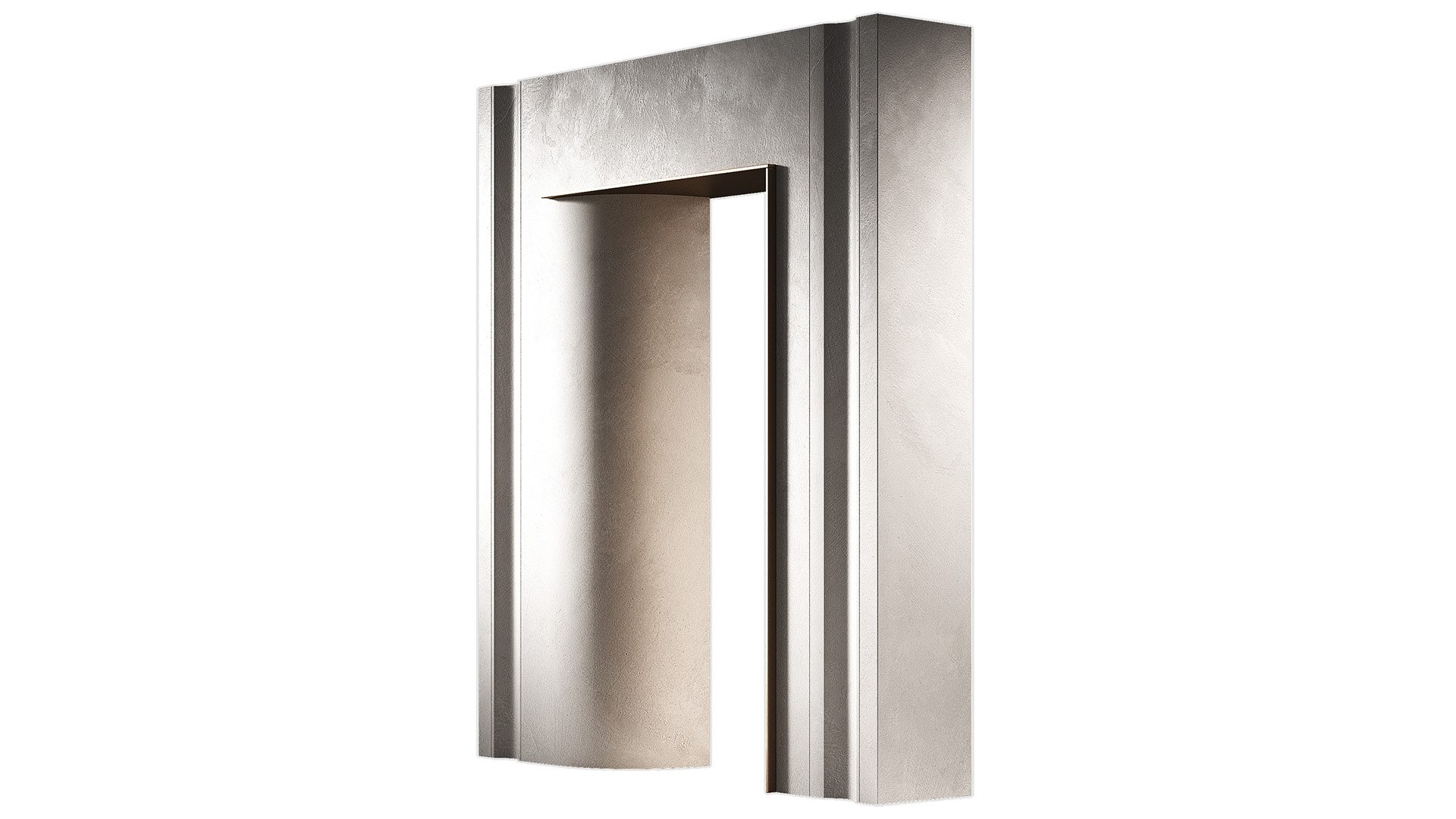 Rounded Modular Doorway Opening Wall Decoration Panels Hallway Pass ...