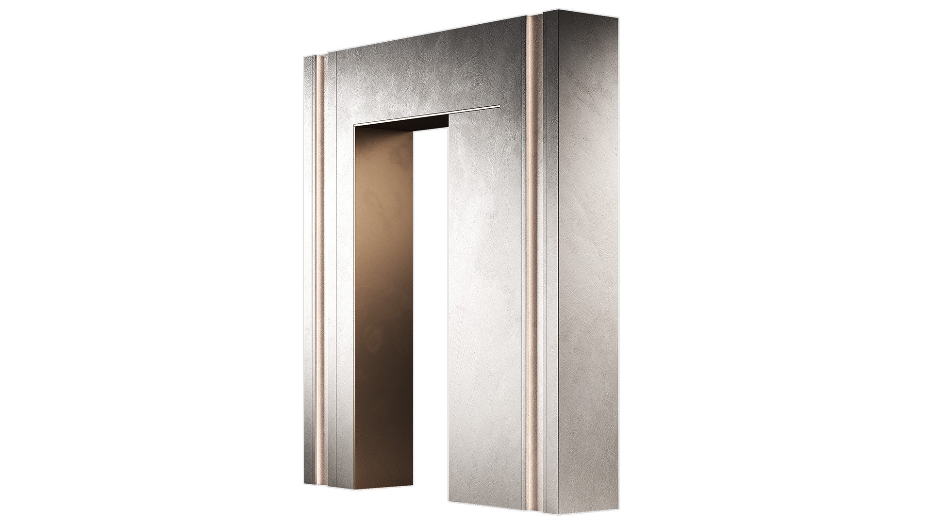 Rounded Modular Doorway Opening Wall Decoration Panels Hallway Pass ...