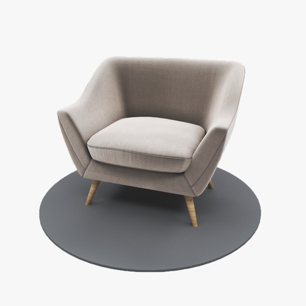 3D one seat sofa - TurboSquid 1757051
