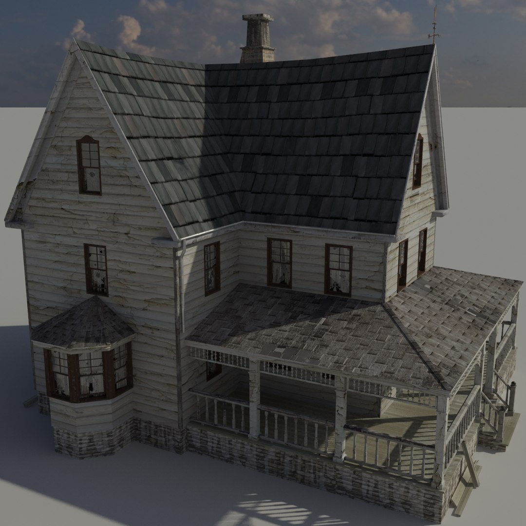 Old Abandoned House 3d 3ds