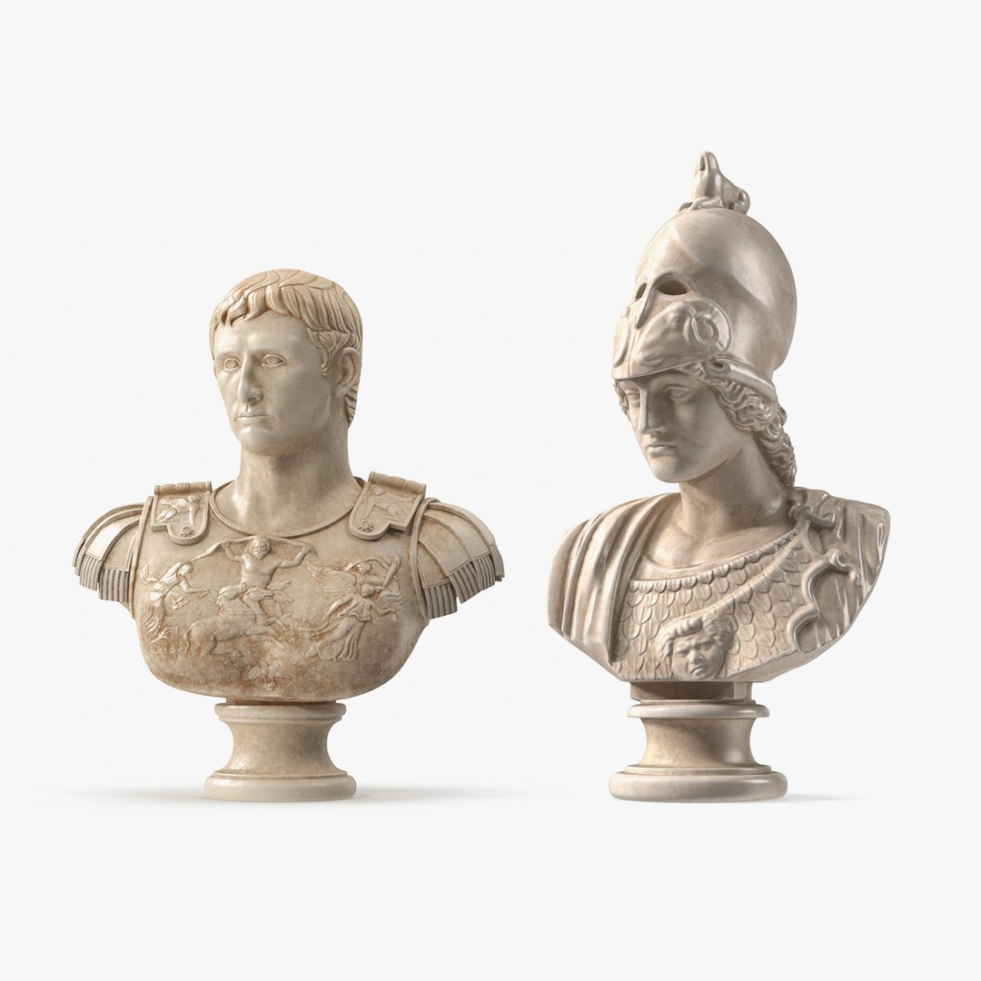 Ancient Busts Collection 3D model - TurboSquid 2094993